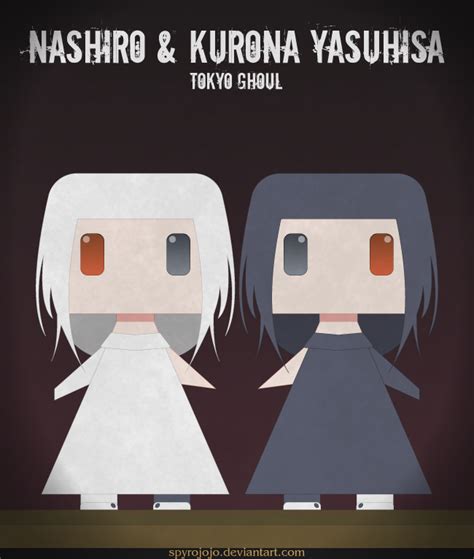 Nashiro And Kurona Yasuhisa Tokyo Ghoul By Spyrojojo On Deviantart