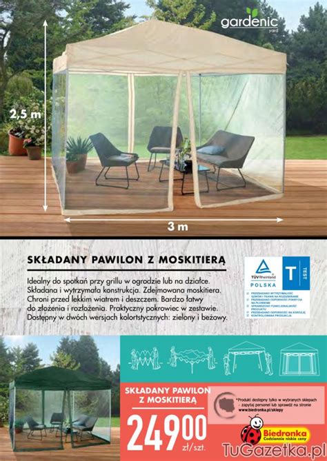 Meble ogrodowe pawilon Biedronka Moda odzież tuGAZETKA pl