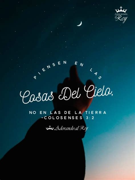 Colosenses Piensen En Las Cosas Del Cielo Adorando Al Rey