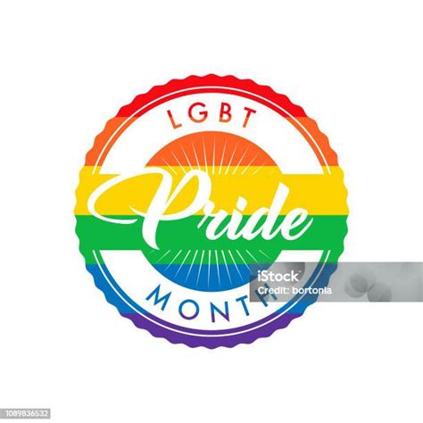 Lgbt 긍지 달 레이블 6월에 대한 스톡 벡터 아트 및 기타 이미지 6월 Lgbt 프라이드의 달 Lgbtqia 문화