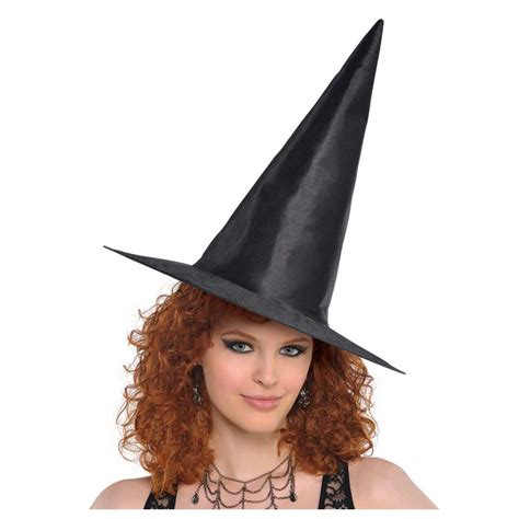 Witch Classic Pointy Hat Black One Size Wearable Costume Accessory For Halloween Party City