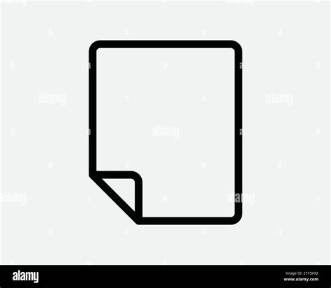 Blank Note Icon Notepad Empty Paper Sheet File Document Page Message