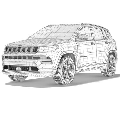 Jeep Compass 2022 3d Model By Podshyvalov
