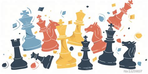 彩色可爱国际象棋ai图片下载红动中国