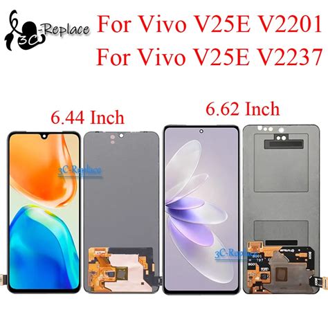AMOLED-Oled-TFT-Black-6-44-Inch-For-Vivo-V25E-V2201-6-62-Inch-V25E ...