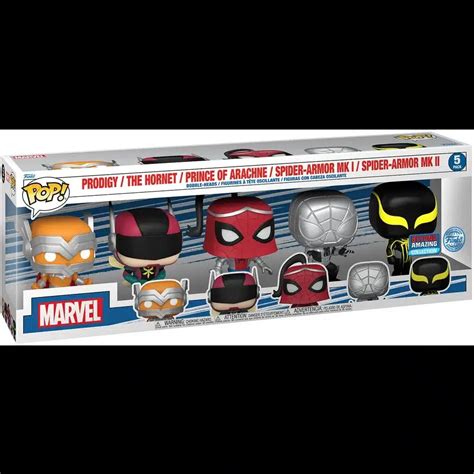 Funko POP Marvel YS 5PK Spider Man Cztery Szuflady