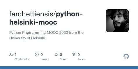Github Farchettiensis Python Helsinki Mooc Python Programming Mooc