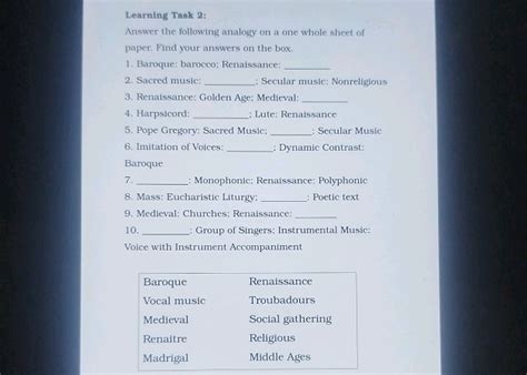 Learning Task Answer The Following Analogy Studyx
