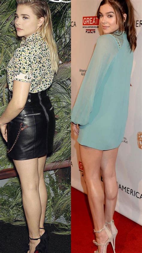 Legs Battle Chloe Grace Moretz Vs Hailee Steinfeld Scrolller