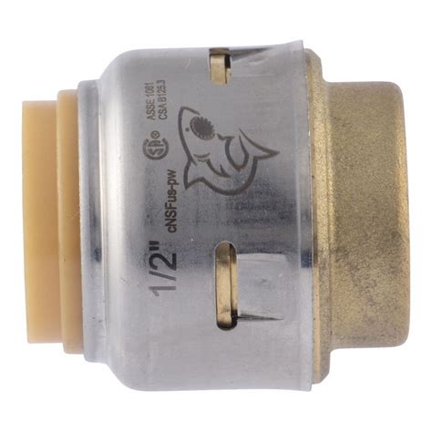 Sharkbite Max 5 8 In Od Size Push To Connect Push Fit Cap 807ah6 Ur514 Grainger
