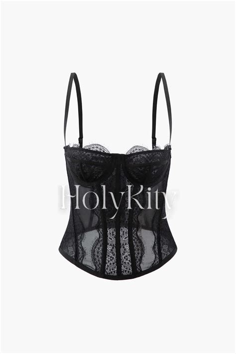 Sheer Lace Cami Top
