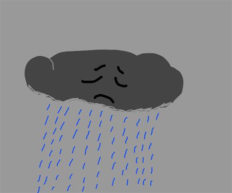 A Sad Raincloud Drawception