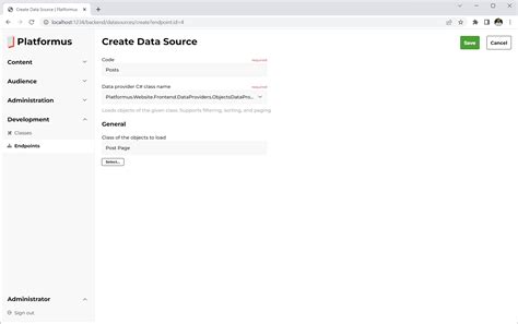Tutorial Basic Content Management — Platformus Cms 400 Documentation