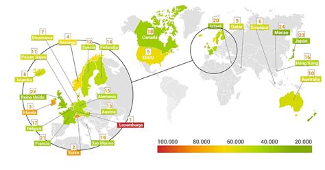 El Ranking De Los 25 Países Más Ricos Del Mundo Según Su Pbi Per Cápita Infobae