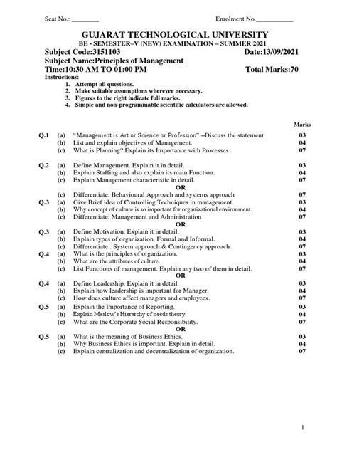 Gujarat Technological University Pdf Leadership System