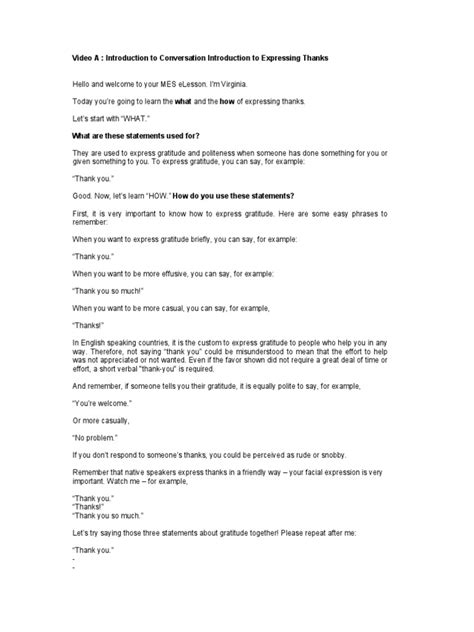 Introduction English Vol A 03 Pdf Gratitude Linguistics