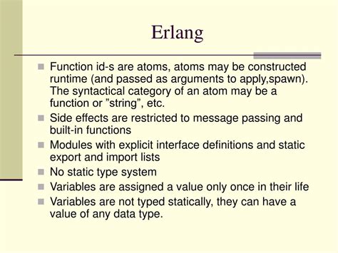 Ppt Erlang Refactoring With Relational Database Powerpoint Presentation Id 3863368