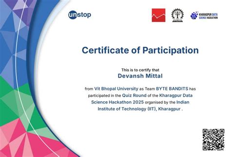 Hackathon Datascience Teamwork Iitkharagpur Learningjourney Devansh Mittal