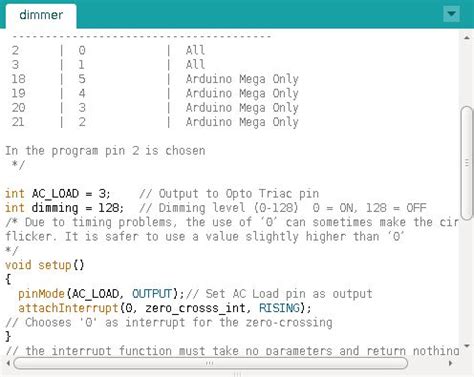 Arduino Controlled Light Dimmer