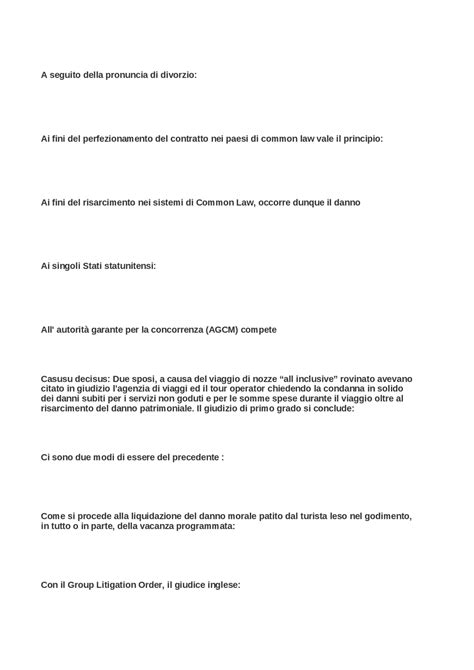 Diritto Privato Comparato E Uniforme Docsity