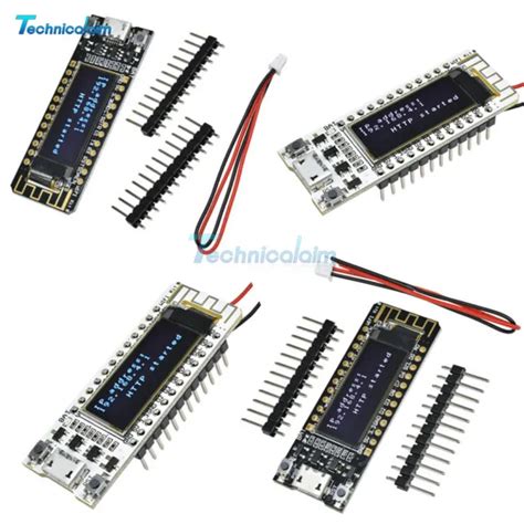 NODEMCU WIFI ESP8266 Modulo Schermo OLED Bianco Blu 0 91 Pollici CP2104