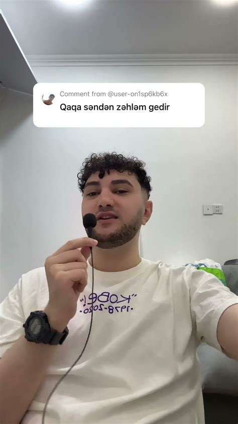 “qaqa Səndən Zəhləm Gedir” Deyən şəxsə Cavabım Youtube