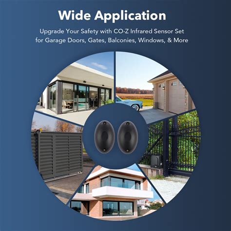 Co Z Infrared Beam Sensor Kit For Automatic Gate Openers