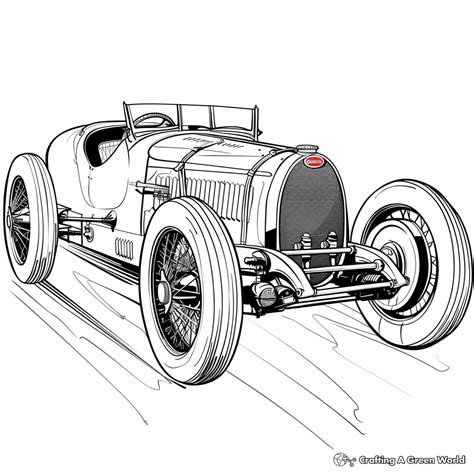 Bugatti Coloring Pages Free Printable