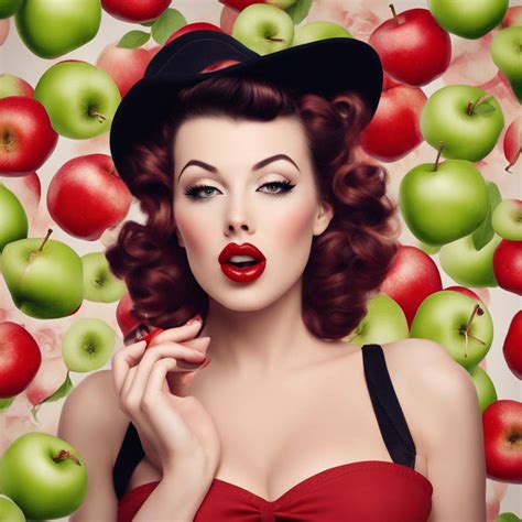 Pinup Model Apple Lips By Nataliecorin On Deviantart