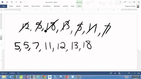 Calculate Median By Hand With Odd Number Of Data Points YouTube