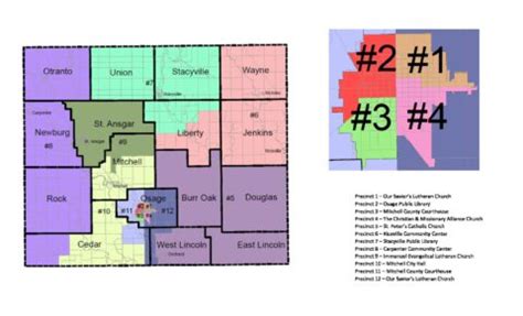 Precinct Map 2022 Mitchell County IA