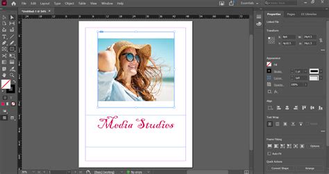 Lianna Byles Adding And Formatting Text Using Indesign