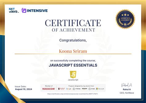 Sriram Koona On Linkedin Nxtwave Learningprogress