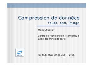 Remplissable En Ligne Compression De Donn Es Texte Son Image