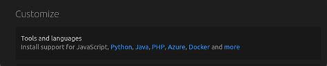 Not Install JAVA Tools And Language Install Suppot Issue 106064