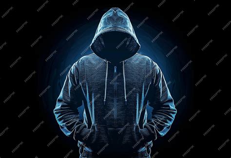 Premium Photo Photo Portrait Of Hacker Background With Gloves And Laptop