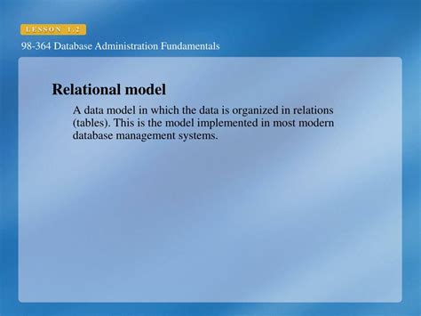PPT Understand Relational Database Concepts PowerPoint Presentation Free Download ID