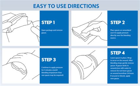Aid Code 6 Packs Sterile Compressed Gauze With Z Folded