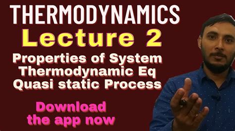 Thermodynamics Lecture YouTube