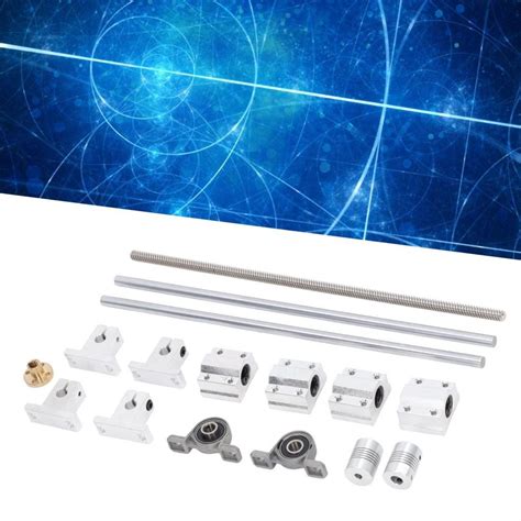 Iuxishop Horizontal Optical Axes T8 Lead Screw Kit Double Rail Shaft