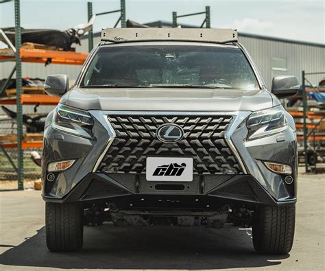 Cbi Offroad Covert Front Bumper For 2014 2024 Lexus Gx460 Black Satin