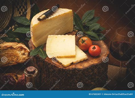 Pecorino Sardinian Cheese Stock Image Image Of Italy