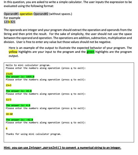 Solved Please Code In Java Please Also Include In The Code