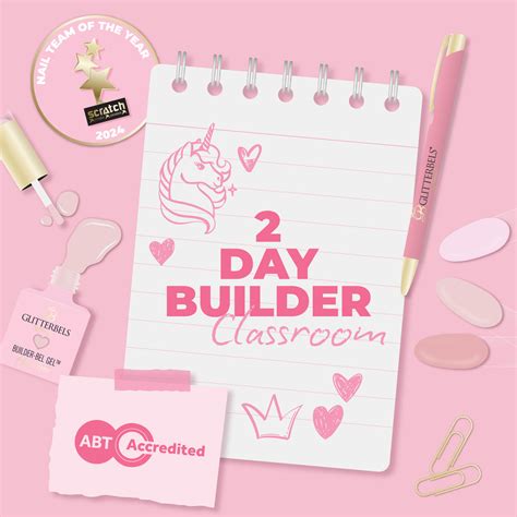 Glitterbels Builder Gel In A Bottle 2 Day Course Classroom