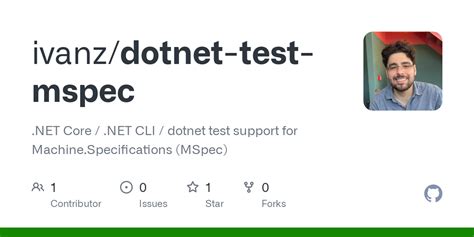 GitHub Ivanz Dotnet Test Mspec NET Core NET CLI Dotnet Test
