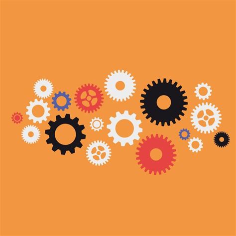 Premium Vector X9vector Abstract Gears Background