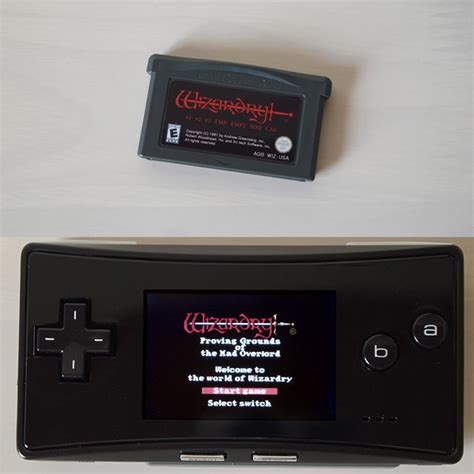 【やや傷や汚れあり】ウィザードリィ コレクション Gba ゲームボーイアドバンス 123 外伝 エンパイア（gb Gbc ゲームボーイカラー