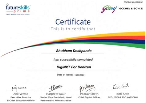 Shubham Deshpande On Linkedin Im Happy To Share That Ive Obtained A New Certification