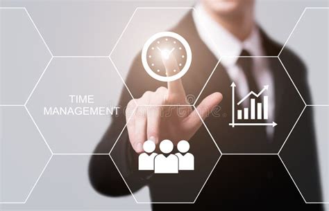 Time Management Project Efficiency Strategy Goals Business Technology Internet Concept Stock