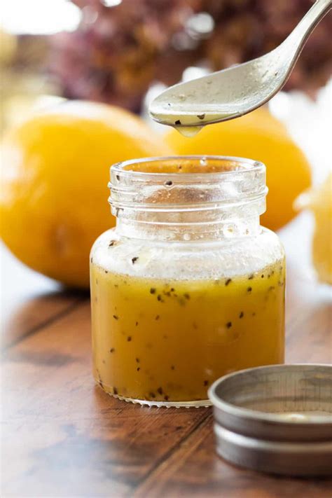 Honey Lemon Vinaigrette Salad Dressing Always Use Butter